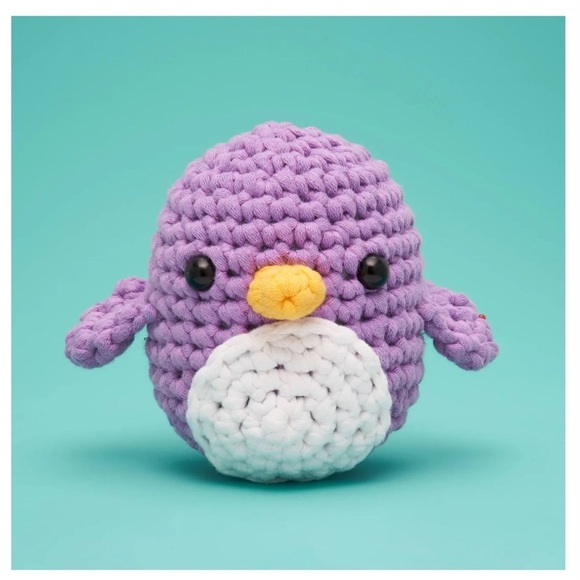 The Woobles | Office | The Woobles Pierre The Penguin Purple Crochet ...